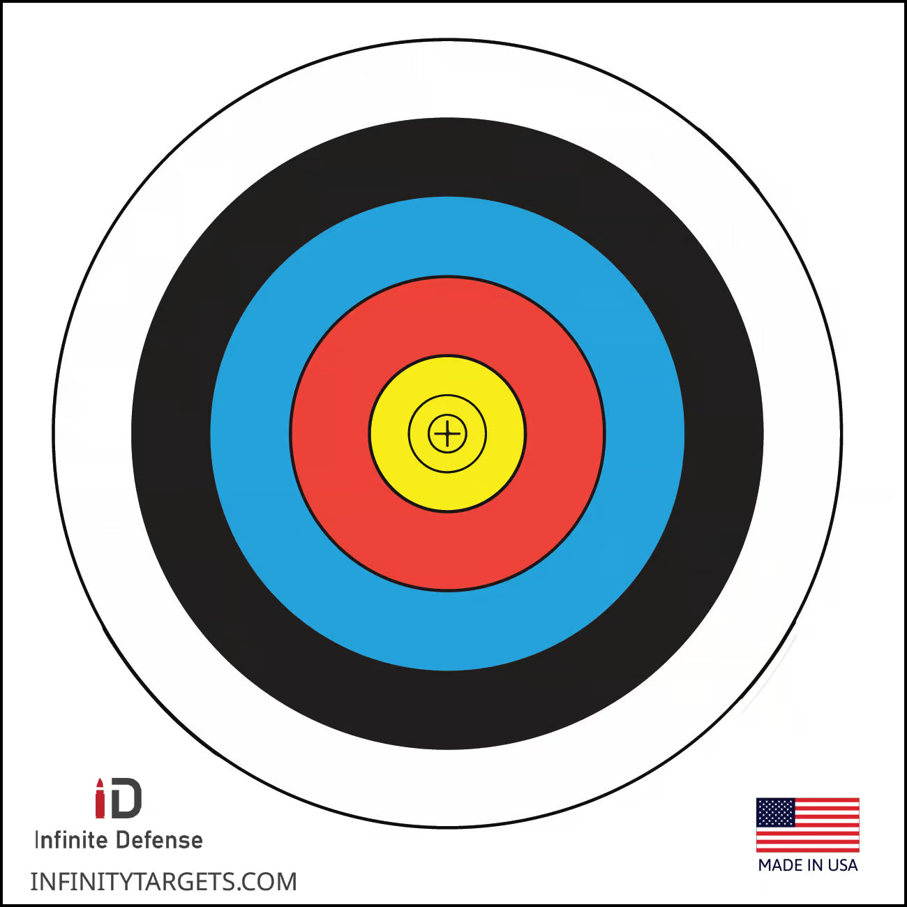 Archery Bullseye Paper Target – Precision Practice for Less – Infinity ...