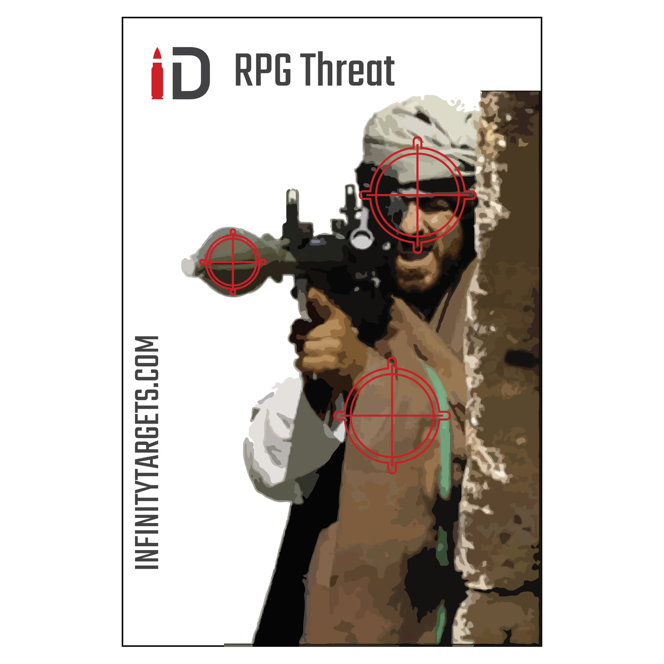 RPG Threat Realistic Shooting Target (36"x24") – Infinity Targets