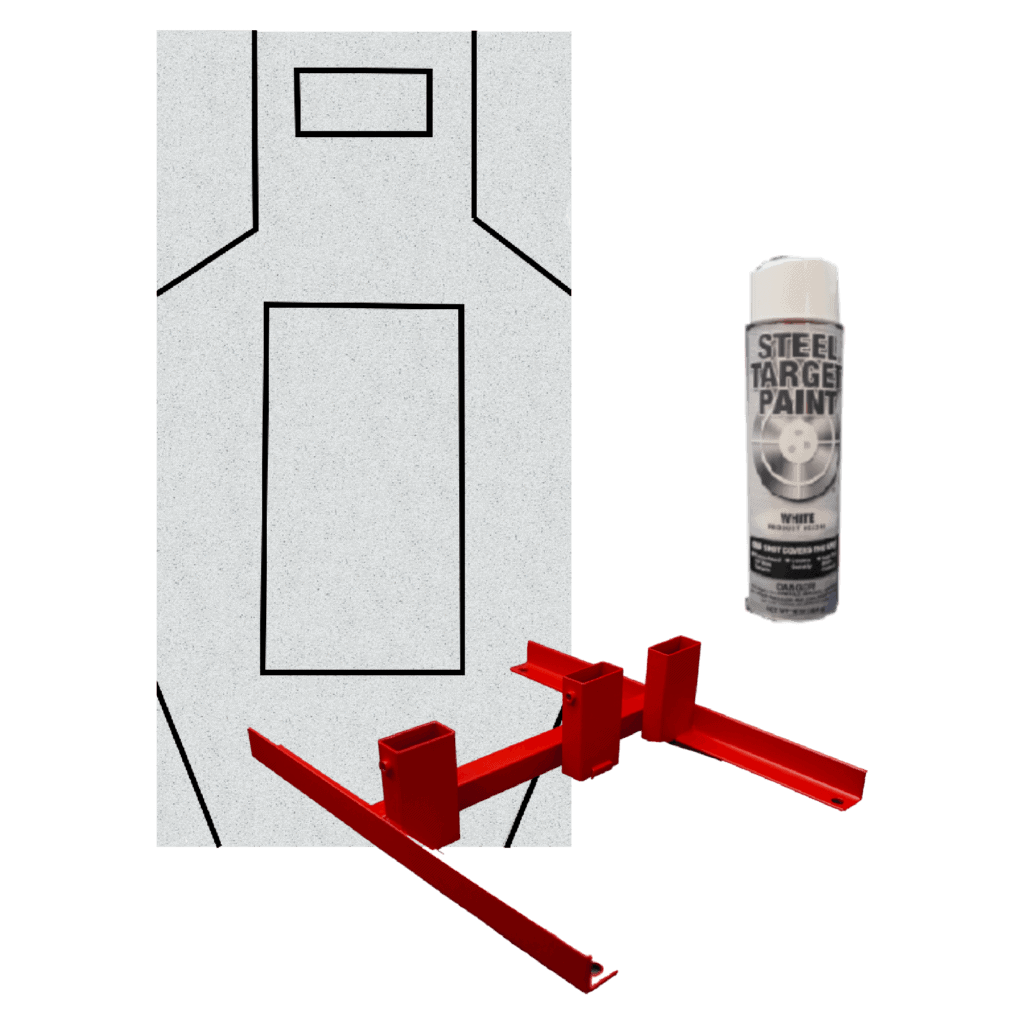 C-Zone Target, Stand & Paint Bundle – Self-Healing