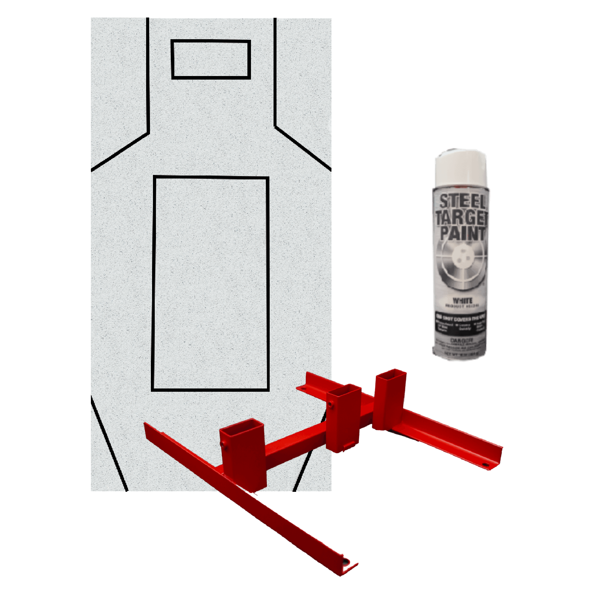 C-Zone Target, Stand & Paint Bundle – Self-Healing