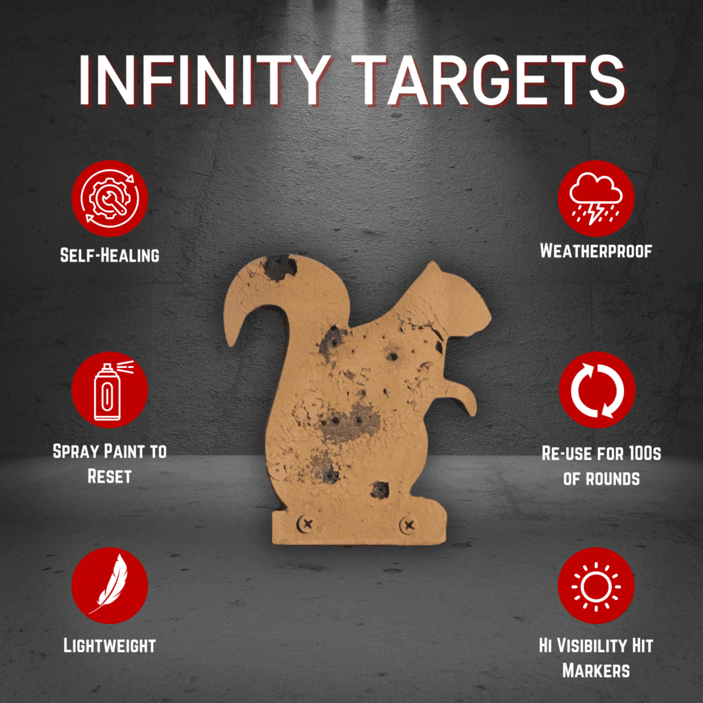 Sharpen Your Aim: Durable Squirrel Target | Reactive Target